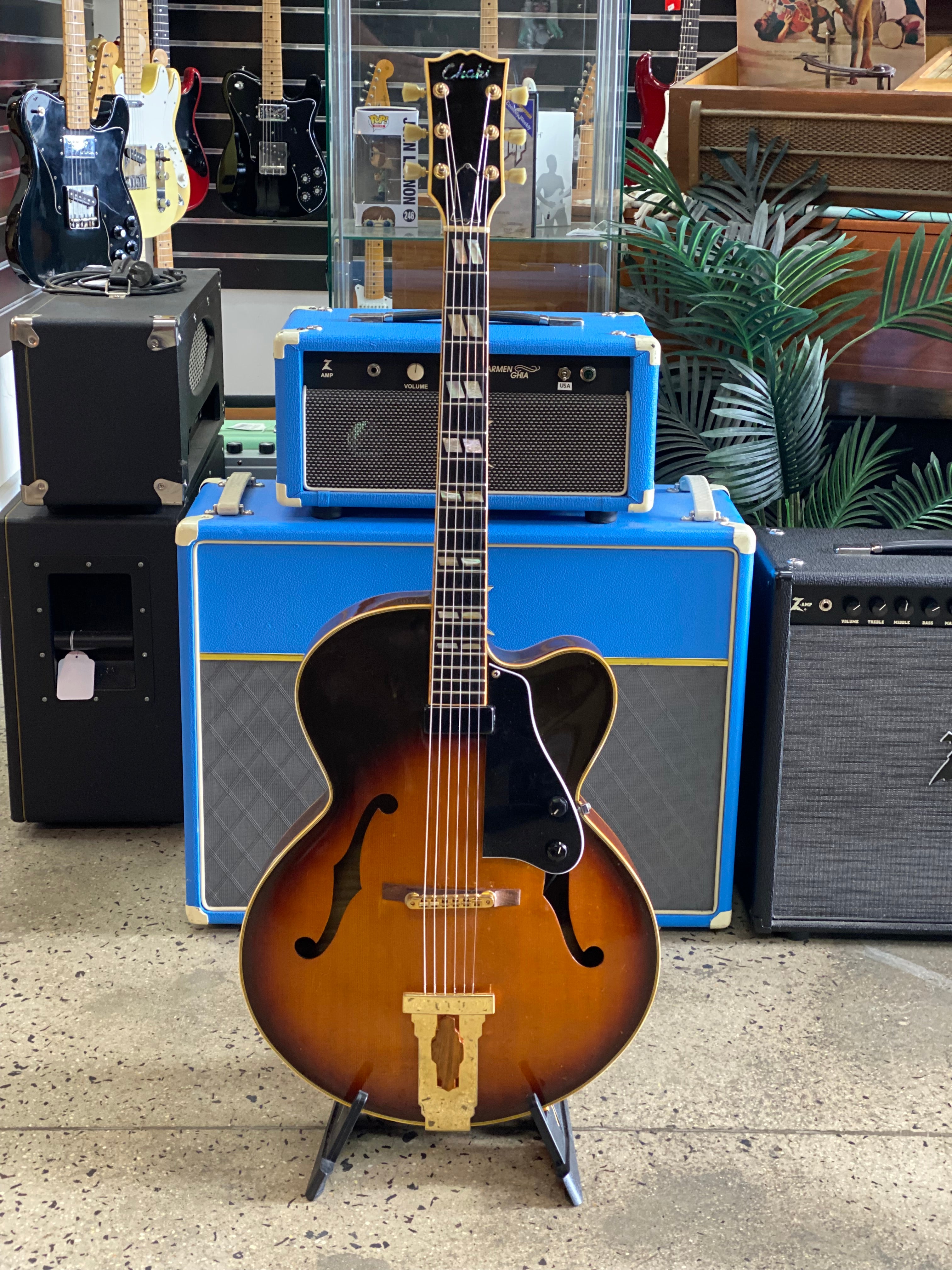 Chaki P100 MIJ 1970's L5 Style W/pickup ***Pre Loved*** – A&B Musical ...